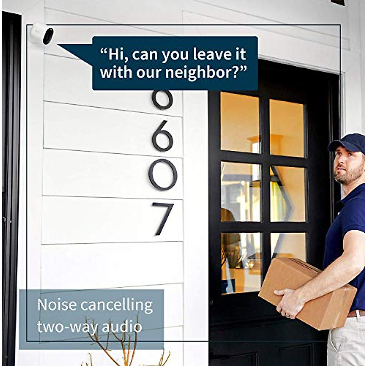 Arlo Ultra Smart Home Security Cameras, Alarm, Rechargeable, Colour Night Vision, Indoor/Outdoor, 4K UHD, 2-Way Audio, Spotlight, 180 Degree View, Add On Camera - SmartHub Needed, VMC5040