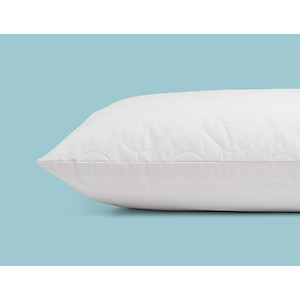 Mediflow Quilted Pillow Protector: Get Zippered Protection from dust and allergens and add a Layer of Luxury and Comfort to Any Pillow White 1'8" x 2'4"