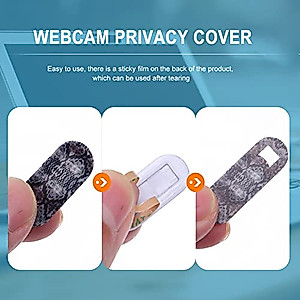 SOLUSTRE Computer Stickers Computer Stickers Computers Laptops 3 Pcs Webcam Web Webcam Cover Laptop Camera Cover Computer Camera Cover Cover Web Camera Computer Stickers Computers Laptops Pc Camera