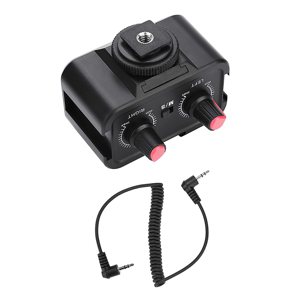 Camera Mixer Dslr Mixer o Camera Mixer o Camera Mixer WSV2 2 Channel Universal Microphone o Adapter Mixer with 3.5mm Inputs for DSLR Cameras
