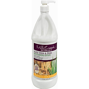Mill Creek Botanicals Moisturizing Lotion Aloe Vera & Paba, 64 Oz