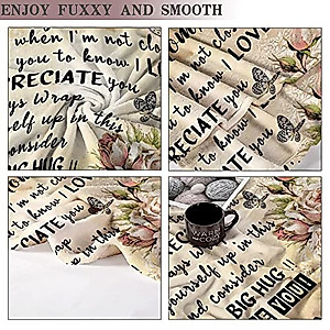 Gifts for Mom Throw Blanket, Birthday Mom Gifts for Mom from Daughter Son, to My Mon Gifts Love Mail Letter Blankets for Couch 50"X60" Pattern 16