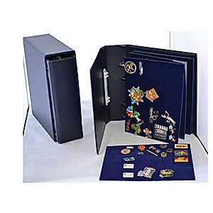 Pin Book w/2 Pages for Disney Pins, Hard Rock & Olympic Pins