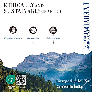 Mayfair Linen 100% Organic Cotton Percale Sheets Queen Size - Cotton Percale Sheets Queen, 4 Piece Queen Percale Sheet Set, Soft Crisp, Cooling Sheets, 16" Deep Pocket Hotel Sheets Queen Size - White