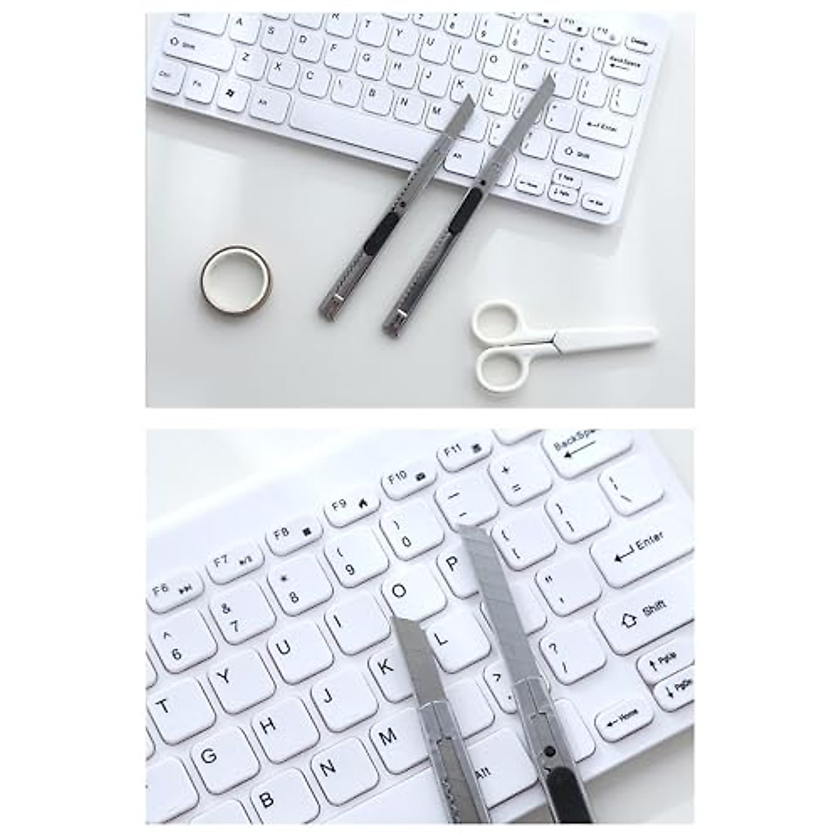 Stainless steel utility knife, metal paper cutter, thickened blade, small carving knife, dismantling express knife, wallpaper knife