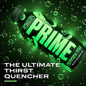 Prime Hydration Sports Drink by Logan Paul & KSI Glowberry - 12 x 500ml Pack