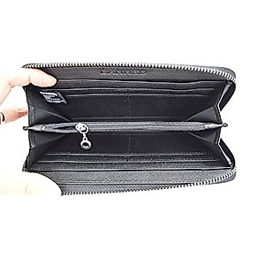 Lost Queen Gothic Bastet Sphynx Cat Occult Goth Zip Around Wallet