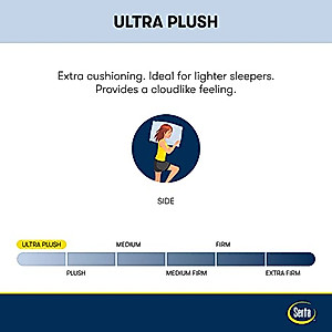 Serta Perfect Sleeper 12 Inch Queen Gel Memory Hybrid Mattress, Ultra Plush, USA Built, 100-Night Trial, CertiPUR-US Certified - Renewed Relief
