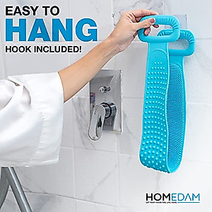 Silicone Back Scrubber for Shower, Back Scrubber for Shower, Back Scrubber, Silicone Body Brush, Back Washer for Shower, Silicone Bath Body Brush, Back Scrubber for Shower for Men & Women Exfoliating