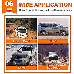 Iztoss 3"×30' Tow Strap Heavy Duty 30 feet Break Strength 35,000 lbs Double Reinforced Webbing Recovery Tow Rope Kit, Winch Snatch Strap (30 Feet Tow Strap)