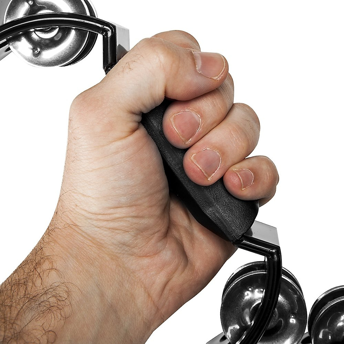 Stagg TAB-2 Half Moon Tambourine-Black, BK