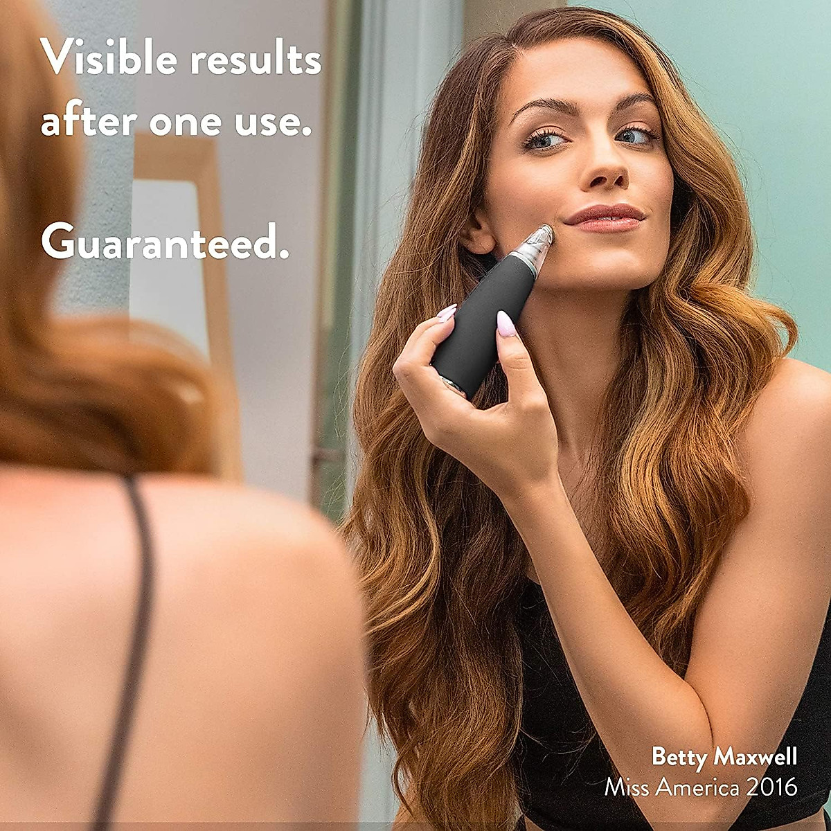 Microderm GLO GEM Diamond Microdermabrasion and Suction Tool - Best Pore Vacuum for Skin Toning - #1 Advanced Facial Treatment Machine - Promotes Collagen Production for Tone, Bright & Clear Skin