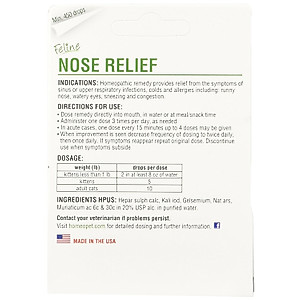 HomeoPet Feline Nose Relief, 3-Pack, 15 mL Each