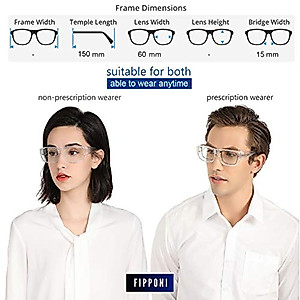 Gbrand Fit-Over Opaque UV400 Blue-Light blocking computer Glasses,Super light weight, comfortable, Fit-over worn on Prescription, reader, Rx frames, or wear directly