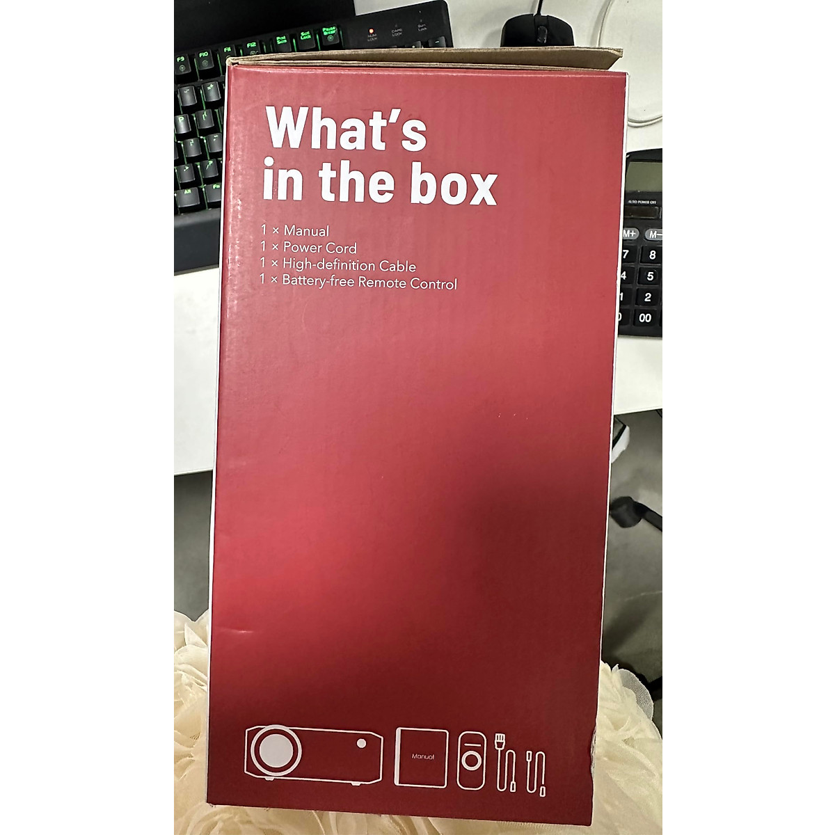 Projector with WiFi, Native 1080P Portable Outdoor Projector 4K Supported, 400 ANSI PARIS RHÔNE Movie Mini HD Projector for Home, 220” 12000L Built-in Speaker, Compatible with TV Stick/iOS/Android/PS5