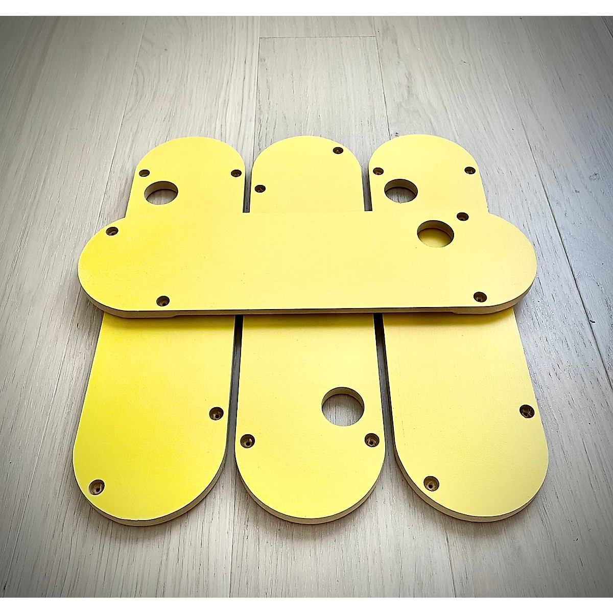 Cncdesigns Zero Clearance Inserts (4-Pack) for DeWalt 744, 745, 746, 7480, 7491 & 7491RS, 7490 (Type 1) Table Saws