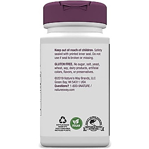 Nature's Way Bilberry Extract for Eyes with Black Elderberry*, Eye Health Supplement for Adults*, 90 Capsules