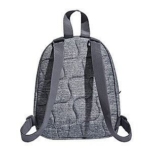 adidas Linear Mini Backpack Small Travel Bag, Jersey Onix/White/Rose Gold, One Size