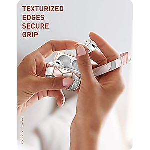 i-Blason Cosmo Series Case Designed for Airpods Pro, 360° Protective Stylish AirPods Pro Case Cover Compatible with Apple AirPods Pro (2019) - Marble