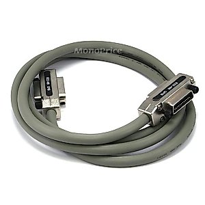 Monoprice IEEE-488 Cable - 2 Meter - Gray | with Metal Hood, Commonly Used on Older Systems by Commodore, HP and Tektronix