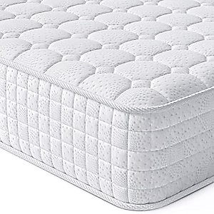 Vesgantti Full Mattress 10 Inch Innerspring Multilayer Hybrid Full Mattress - Ergonomic Design with Breathable Foam and Pocket Spring Mattress Full Size - Tight Top Series Medium Firm Feel
