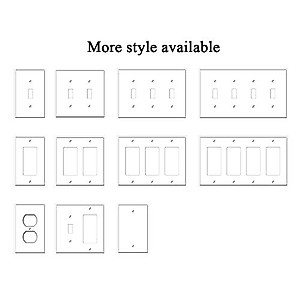 Single-Gang Blank Wall Plate Cover - Sky Clouds Mountains Peak Snow Hiking Hike Trek