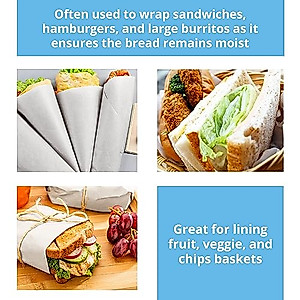 IDL Packaging 24" x 1100' Freezer Paper Roll for Meat and Fish - Plastic Coated Freezer Wrap for Maximum Protection - Safer Choice Than Wax Paper - Wrapping and Freezing Food