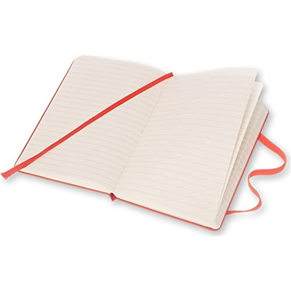Moleskine Classic Notebook, Pocket, Ruled, Coral Orange, Hard Cover (8051272893571)