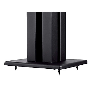 Monolith 28 Inch Speaker Stand (Each) - Supports 100 lbs, Adjustable Spikes, Compatible with Bose, Polk, Sony, Yamaha, Pioneer and Others, Black