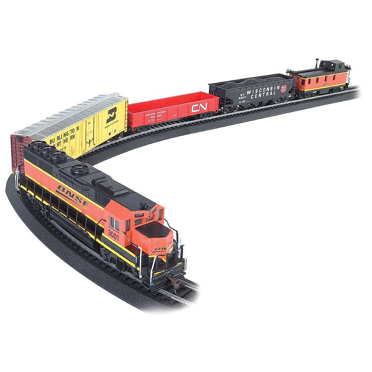 Bachmann Trains - Rail Chief Ready To Run 130 Piece Electric Train Set - HO Scale
