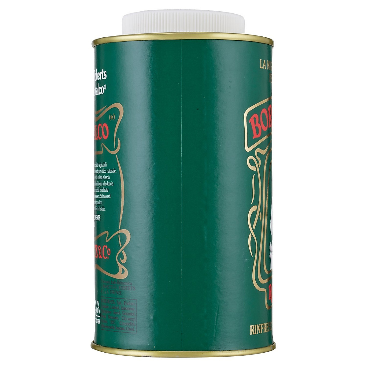 Borotalco Body Powder, 17.5 oz, Italian Classic Talc, Floral Scent, Dermatologically Tested, For Newborns & External Use Only