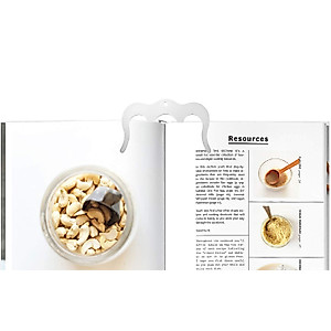 Music Book Clip,Page Holder - Silver Sheet Music Holders,Cookbook Clip