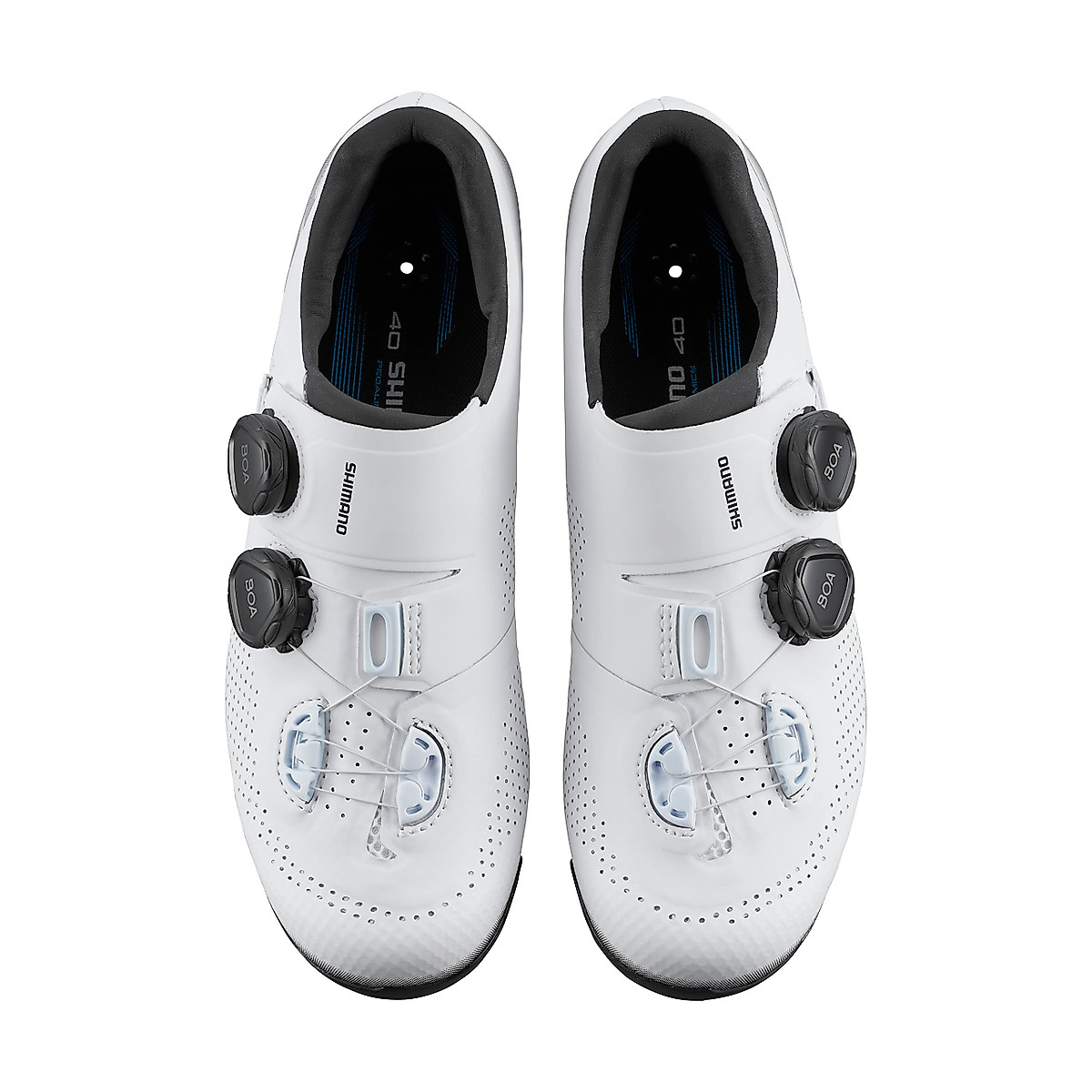SHIMANO SH-RC702W Women’s High Performance Cycling Shoe, White, 10-10.5 Women (EU 43)