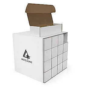 Invested Alliance 16 Trading Card Storage Boxes | Baseball / Sports Card Storage Organizer for TCG, MTG. Baseball, NBA, and Football Cards Box. Magic Card Storage Box.