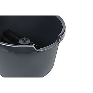 Grand Automatic Lifting Dry and Wet Spin mop and Bucket Gray