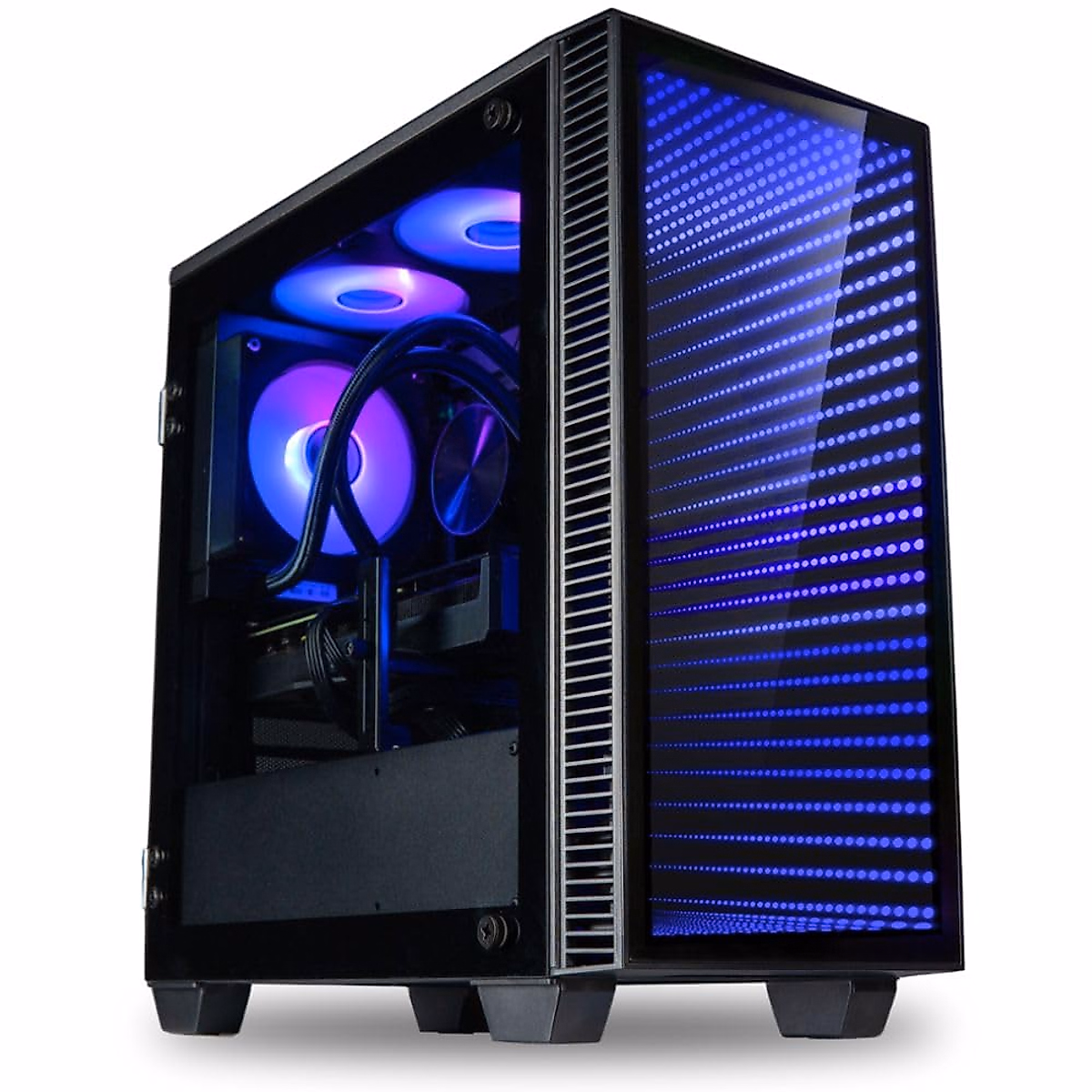 Empowered PC Continuum Micro Gaming Desktop - NVIDIA GeForce RTX 4090 24GB, Intel 24-Core i9-14900KF, 96GB DDR5 RAM, 2TB Gen4 NVMe SSD + 8TB HDD, WiFi 6, Windows 11 - Liquid Cooled RGB Gamer Computer