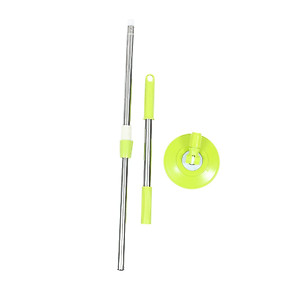 FOYTOKI 1 Set Mop Pole Mopping Floor Cleaner Mop Mopa para Limpiar Pisos Commercial Mop Turnicate Kit Handle Mop Rod Mop Handle Replacement Mops Rotating Mop Accessory Rod Green Plastic