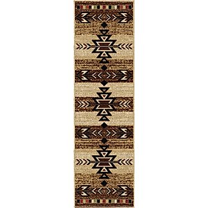 Rustic Lodge, Southwestern 2x8 Area Rug, 2'3"x7'7" Multi 7611