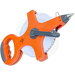 50Meter Constriction Metric Retractable Long Fiberglass Measuring Tape