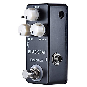YMUZE Moskyaudio Mini Distortion Guitar Pedal with True Bypass Switch