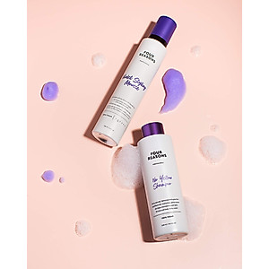 FOUR REASONS Purple Shampoo - Eliminates Brassy Tones in Blonde, Platinum, Gray Hair - Vegan & Cruelty-Free Toner - 10.15 fl oz