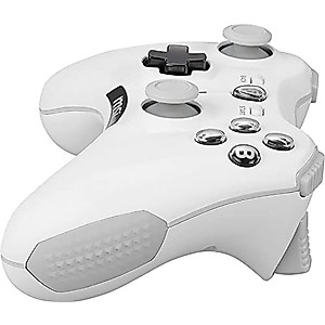 MSI Force GC30V2 White Wireless Gaming Controller, Dual Vibration Motors, Dual Connection Modes, Interchangable D-Pads, Compatible with PC & Android
