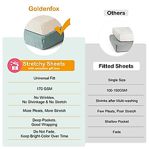 Muslin Crib Sheets for Baby Boys Girls,Cotton Neutral Crib Sheets, Soft and Breathable Toddler Bed Sheets, Fitted Standard Crib Mattress | 28"x 52", 2 Pack(Green&Beige)