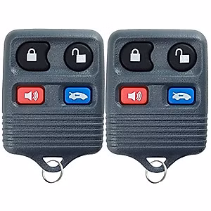 KeylessOption Keyless Entry Remote Control Car Key Fob Replacement for CWTWB1U343, CWTWB1U313 (Pack of 2)