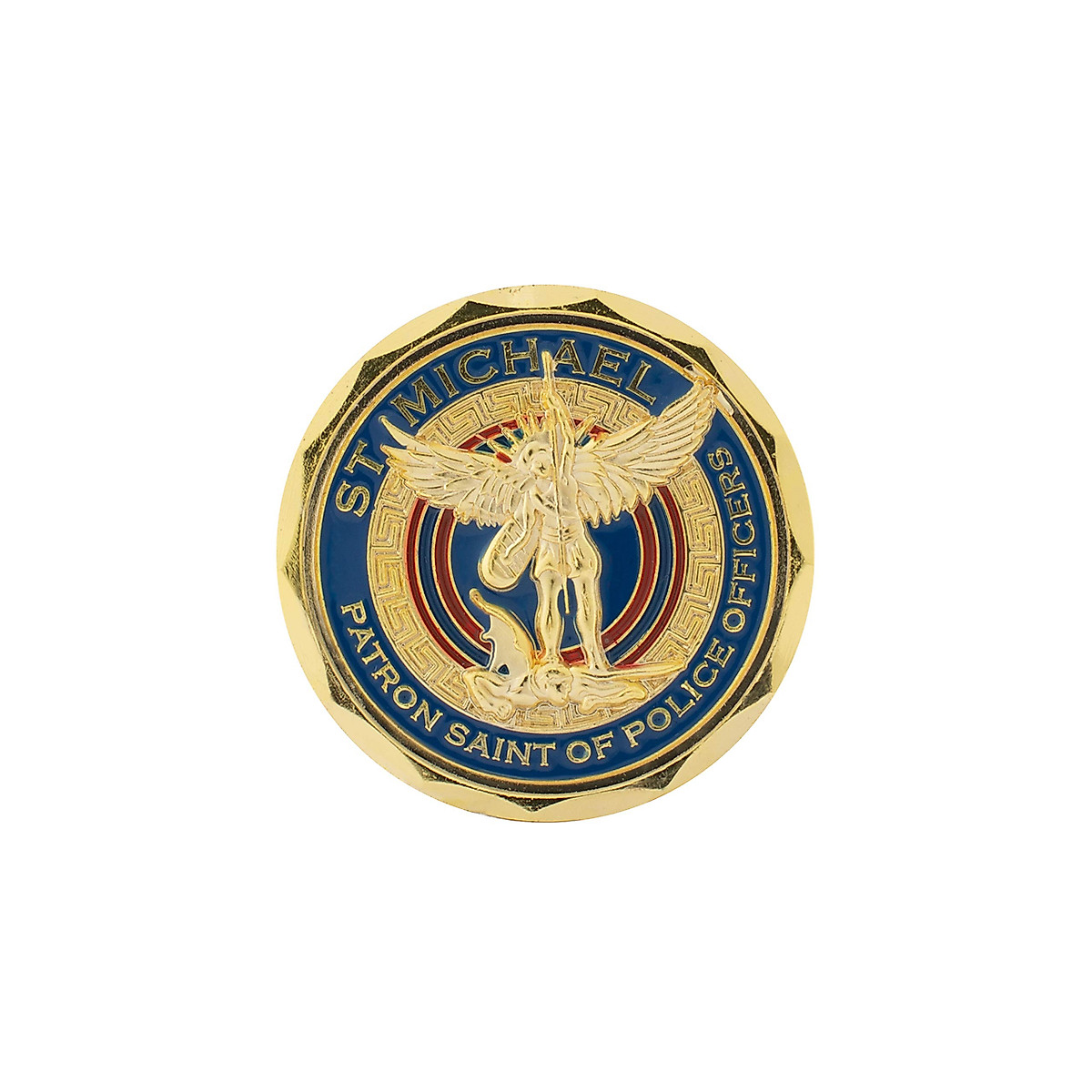Saint Michael The Archangel Police Officer Challenge Gift Coin with Gift Box