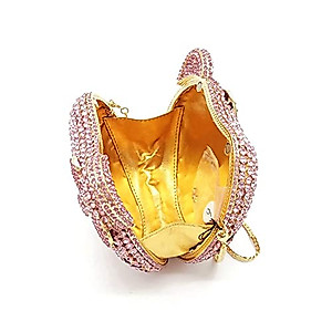 DEBIMY Cartoon Cat Crystal Clutch Cute Cat Evening Bag Holiday Party Handbag Purse Women Girls Bags White Blue