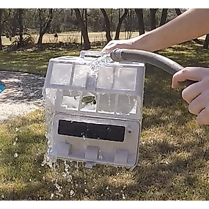 Scrubo Pro Cordless Swimming Pool Cleaner, 4WD Wall Climbing, Tile Scrubber, Triple-Motor Design, Intelligent Cleaning, Ideal for In-ground Pools up to 50ft, 90+ Min Run Time