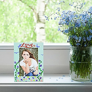 DIY Picture Frames, 4x6 Craft Frames Set, Unfinished Solid Pine Wood DIY Photo Frames, For Arts and Crafts DIY Painting Projects, Set of 3 (6x8 Frame Size Holds 6x4 Pictures) For Adults and Kids Craft