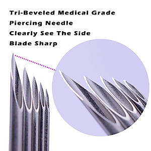 Saline Water Wipes Body 14G 18G 12G Piercing 100PCS 20G Mix Needle 16G accessories through The Wormhole All Seasons