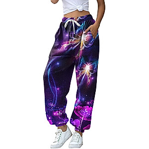 Warehouse Clearance Women White Pants Women's Clothes Dance Pants Purple Sweat Pants Womens Relaxed Fit Pants Yoga Panta My Recent Orders Day Prime Deals Today 2023